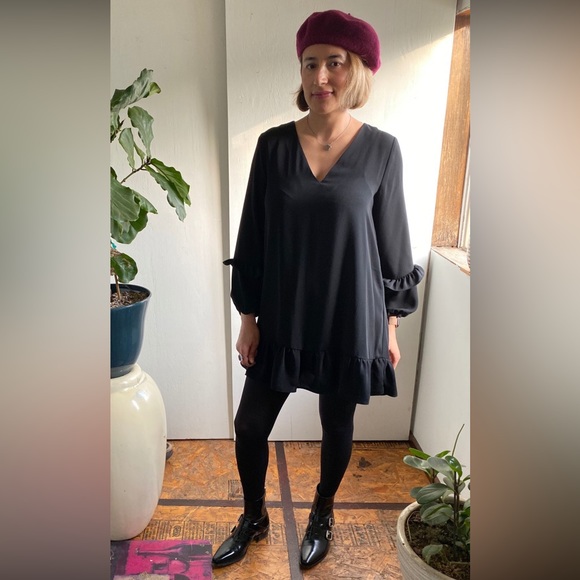 Zara | Dresses | T Zara Ruffle Dress | Poshmark